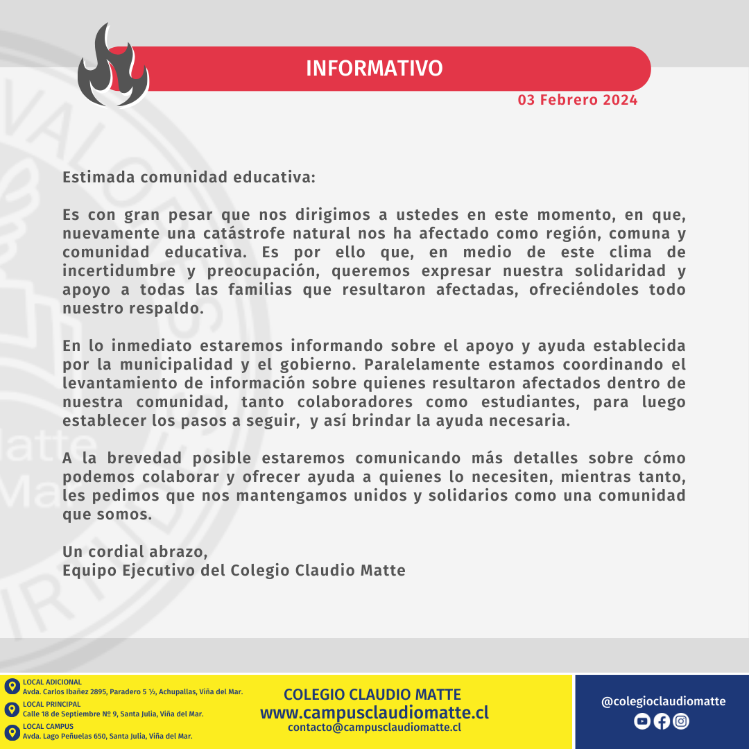 Documentos | Colegio Claudio Matte